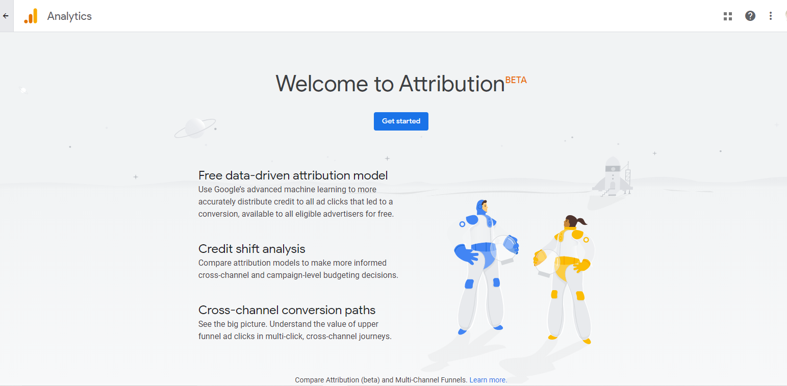 How to setup Google Analytics Attribution BETA in Analytics dashboard? - Niranjan